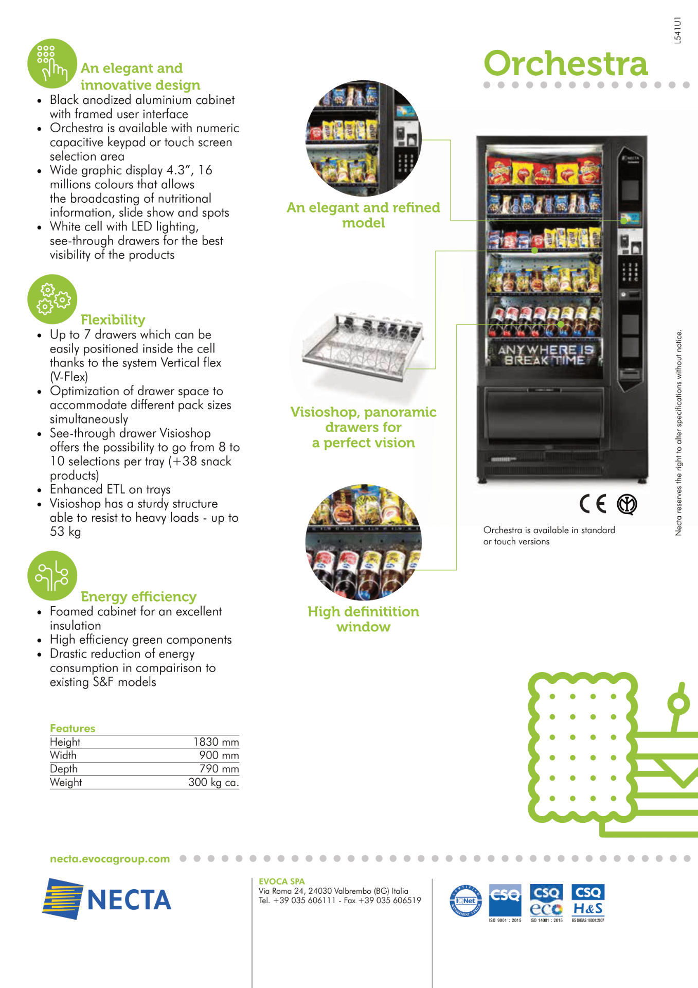 Necta Orchestra :: Plus Vending Services